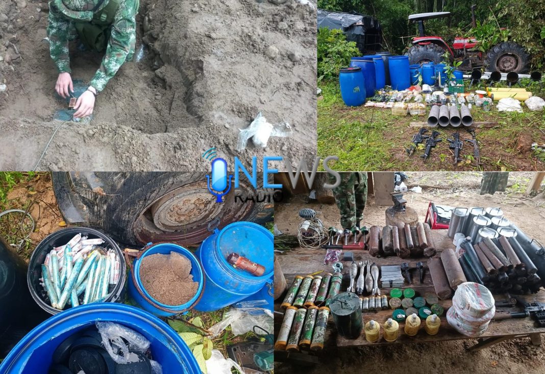 La neutralización de 640 minas y 2,5 toneladas de explosivos por parte ...